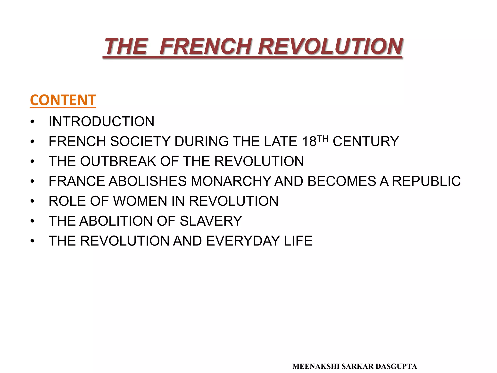 The French Revolution | PPTX | Crime & Harmful Acts to Individuals ...