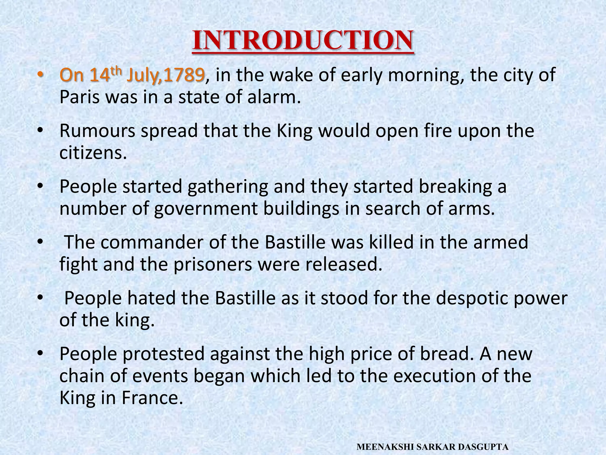 The French Revolution | PPTX | Crime & Harmful Acts to Individuals ...