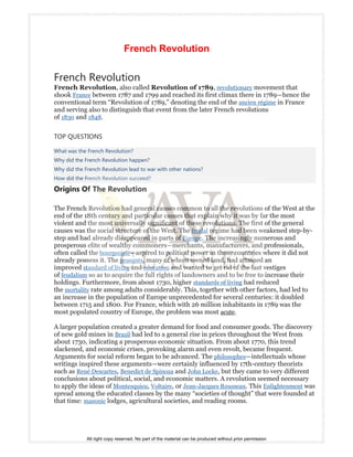 The French Revolution Class 9 Study Material pdf free download | PDF