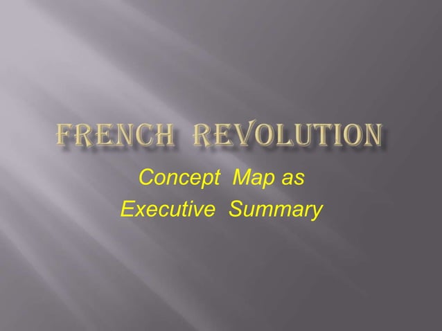 French revolution summary | PPTX