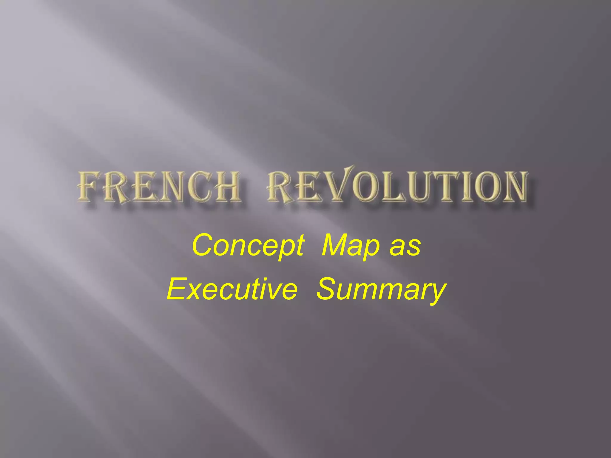 French revolution summary | PPTX