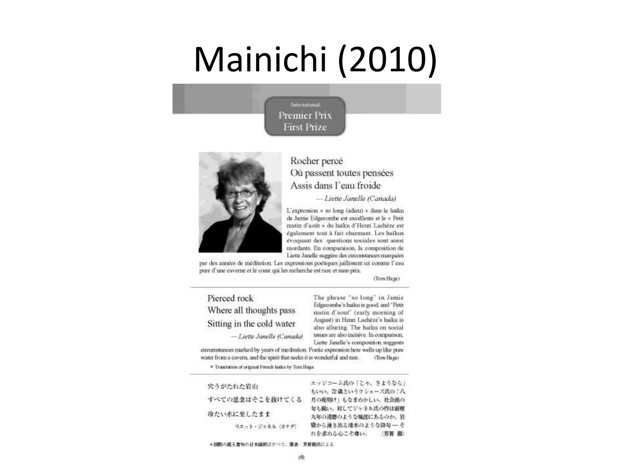 French Revolution: an overview of French Haiku Activities | PPSX