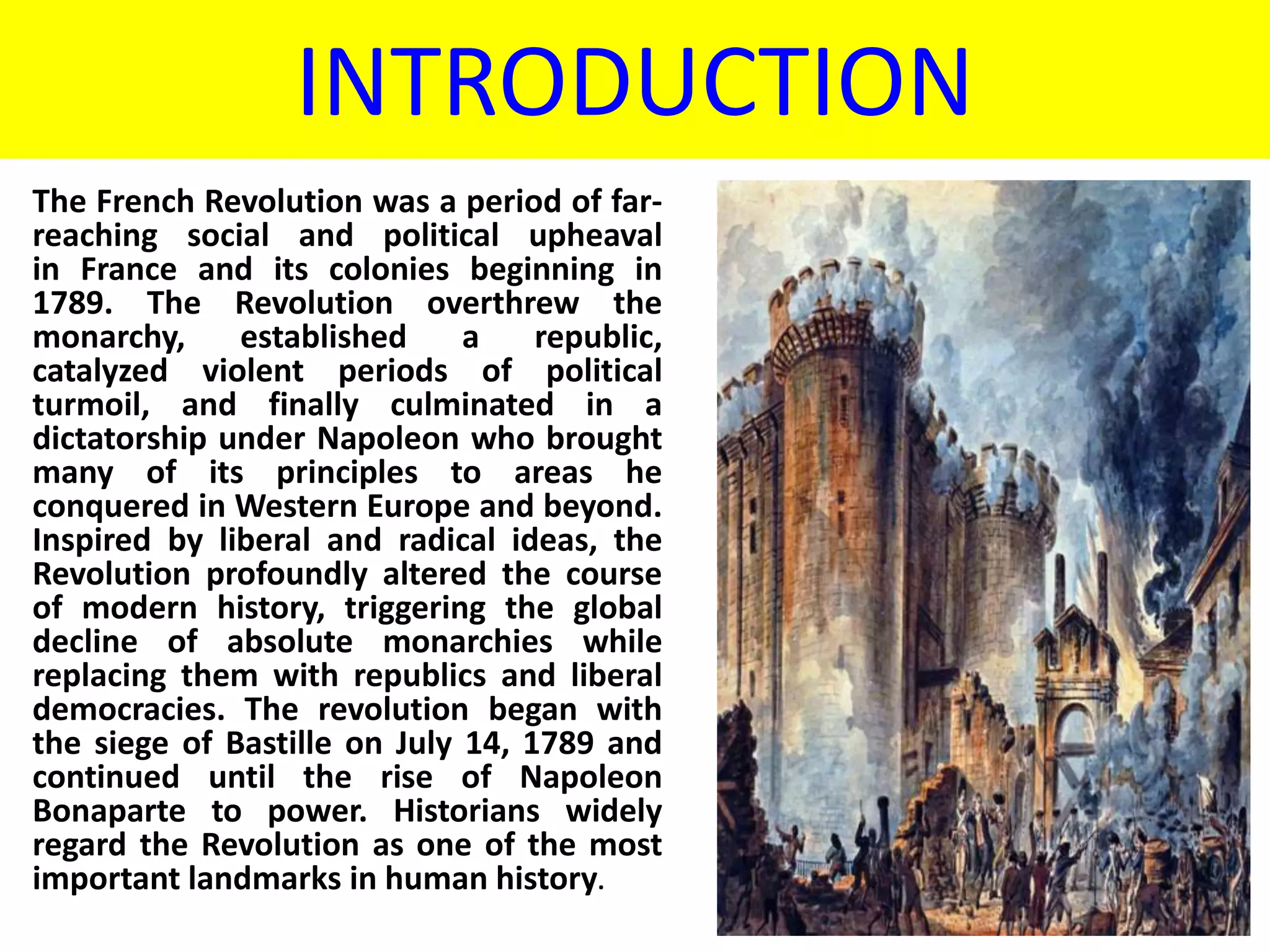 French revolution | PPTX | Crime & Harmful Acts to Individuals, Society ...