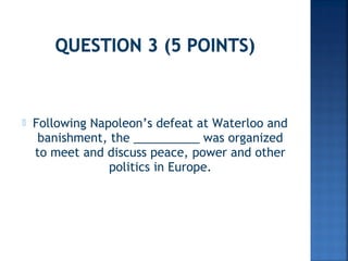French revolution and napoleon review | PPT