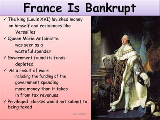 French revolution causes | PPTX