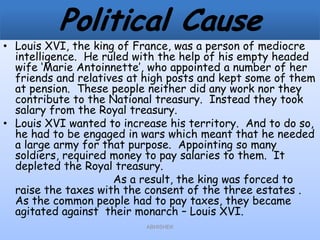 French revolution causes | PPTX