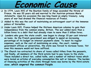 Causes And Effects Of French Revolution