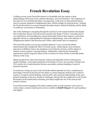 French Revolution Essay.pdf
