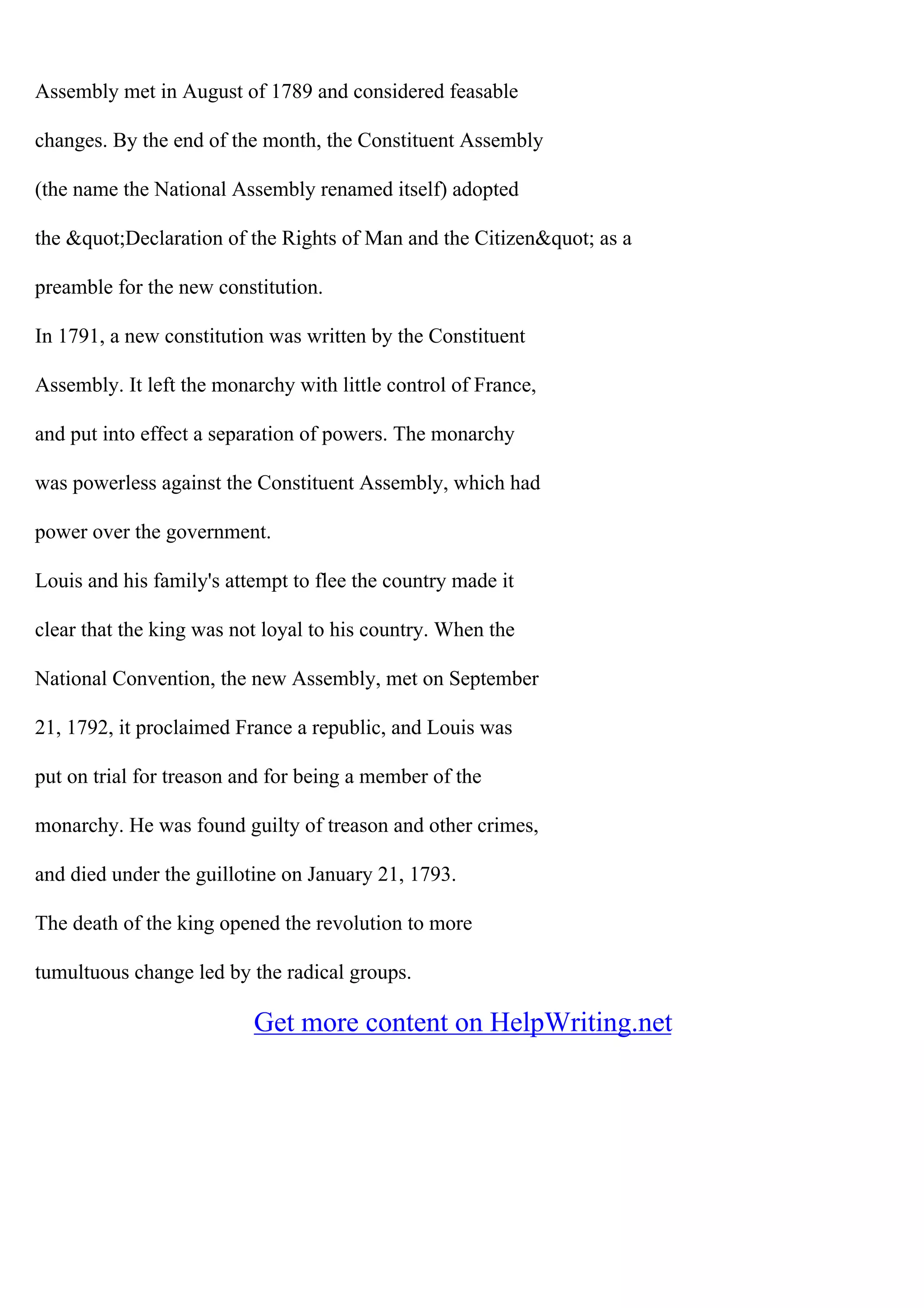 French Revolution Essay Topics | PDF