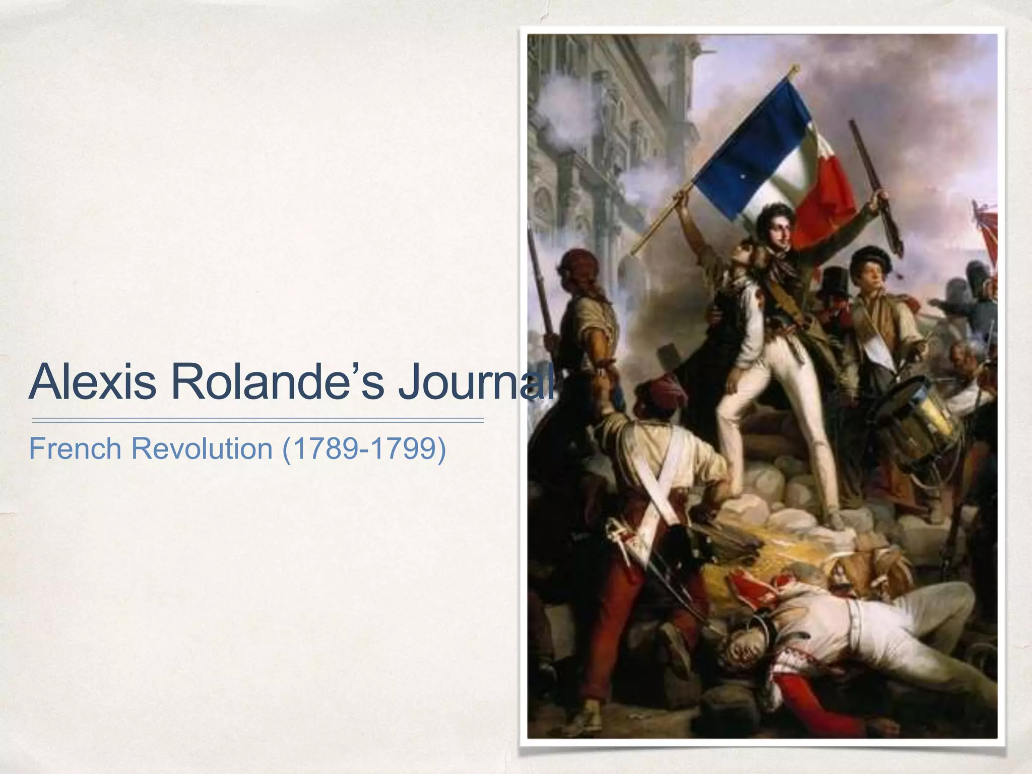 French revolution journal entries | PPT