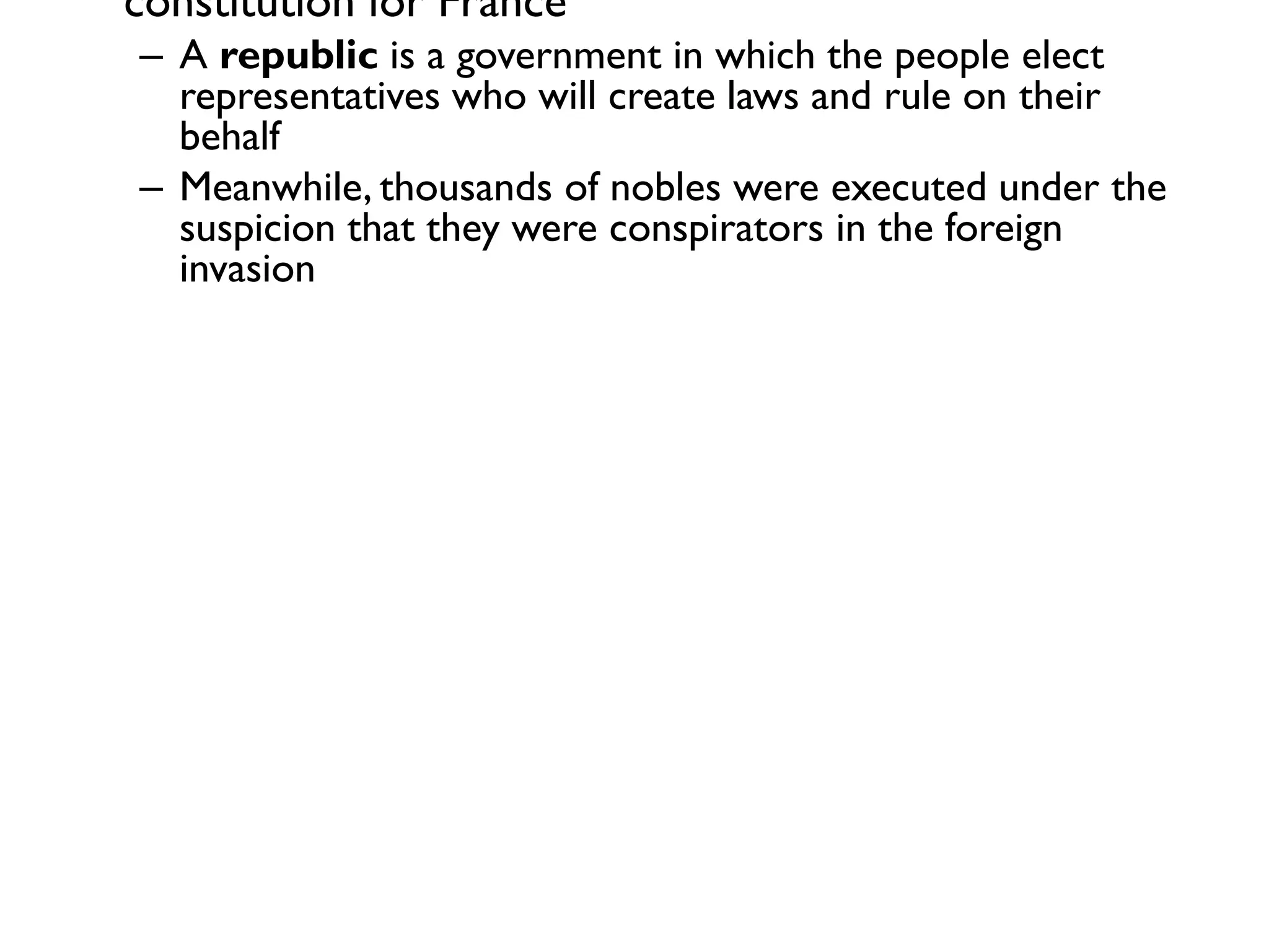 French Revolution PowerPoint presentation | PDF