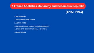 France Abolishes Monarchy and Becomes a Republic | French Revolution ...