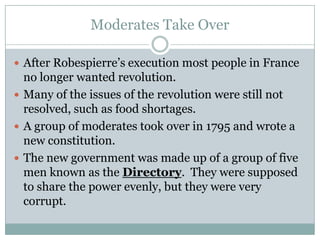 French revolution timeline cp | PPTX