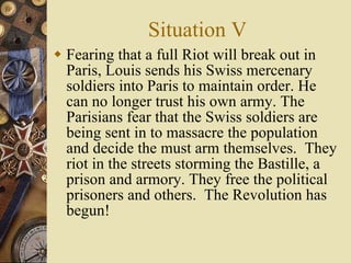 French Revolution Simulation | PPT