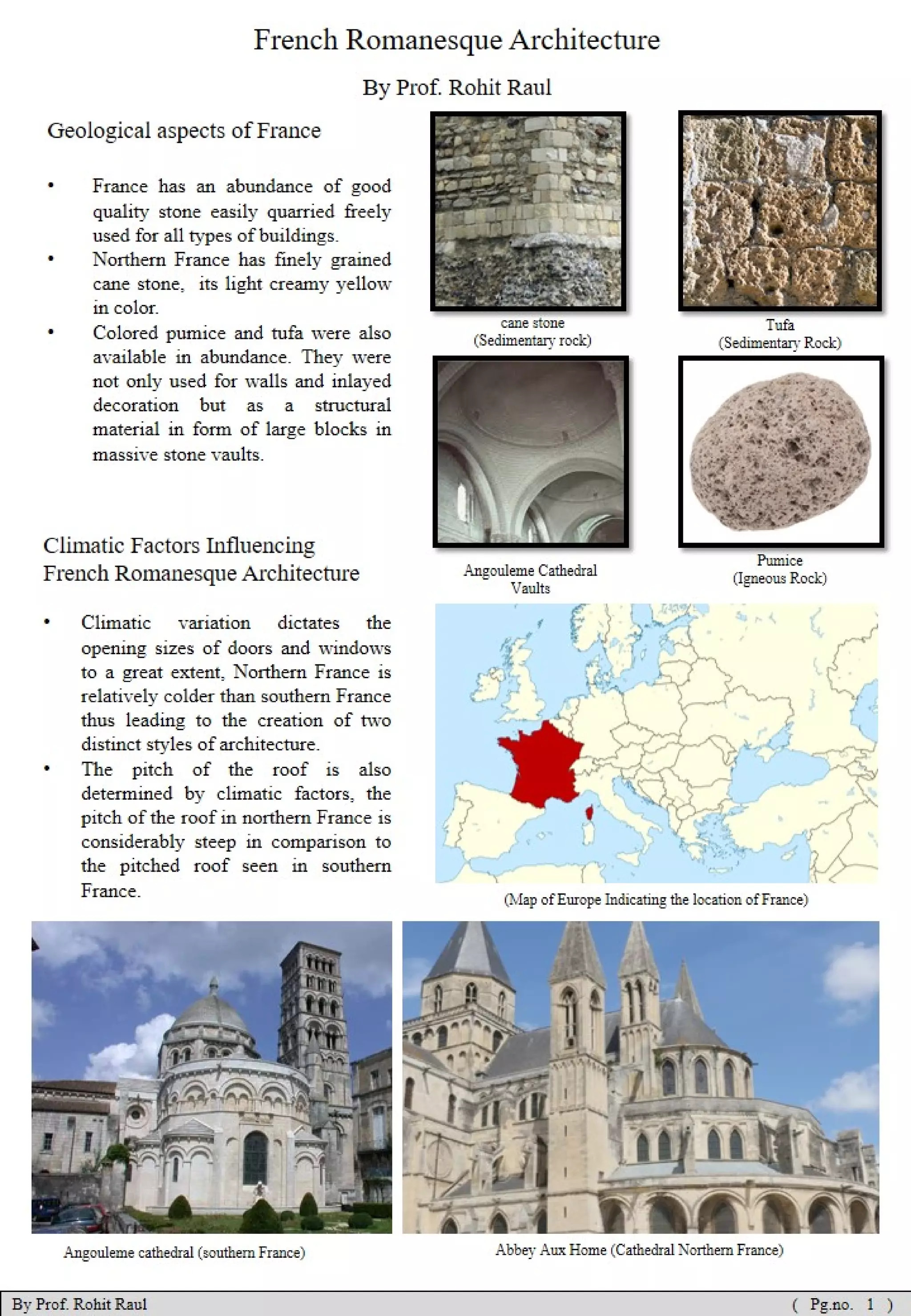 French romanesque architecture | PDF