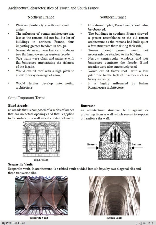 French romanesque architecture | PDF