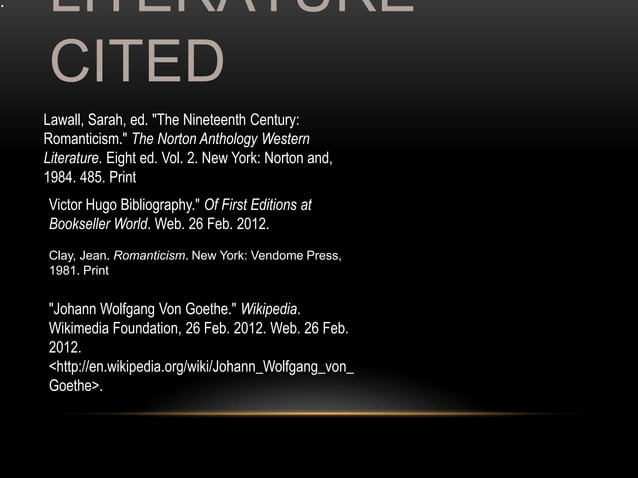 French Romanticism by Bethany Boland | PPTX | Books and Literature