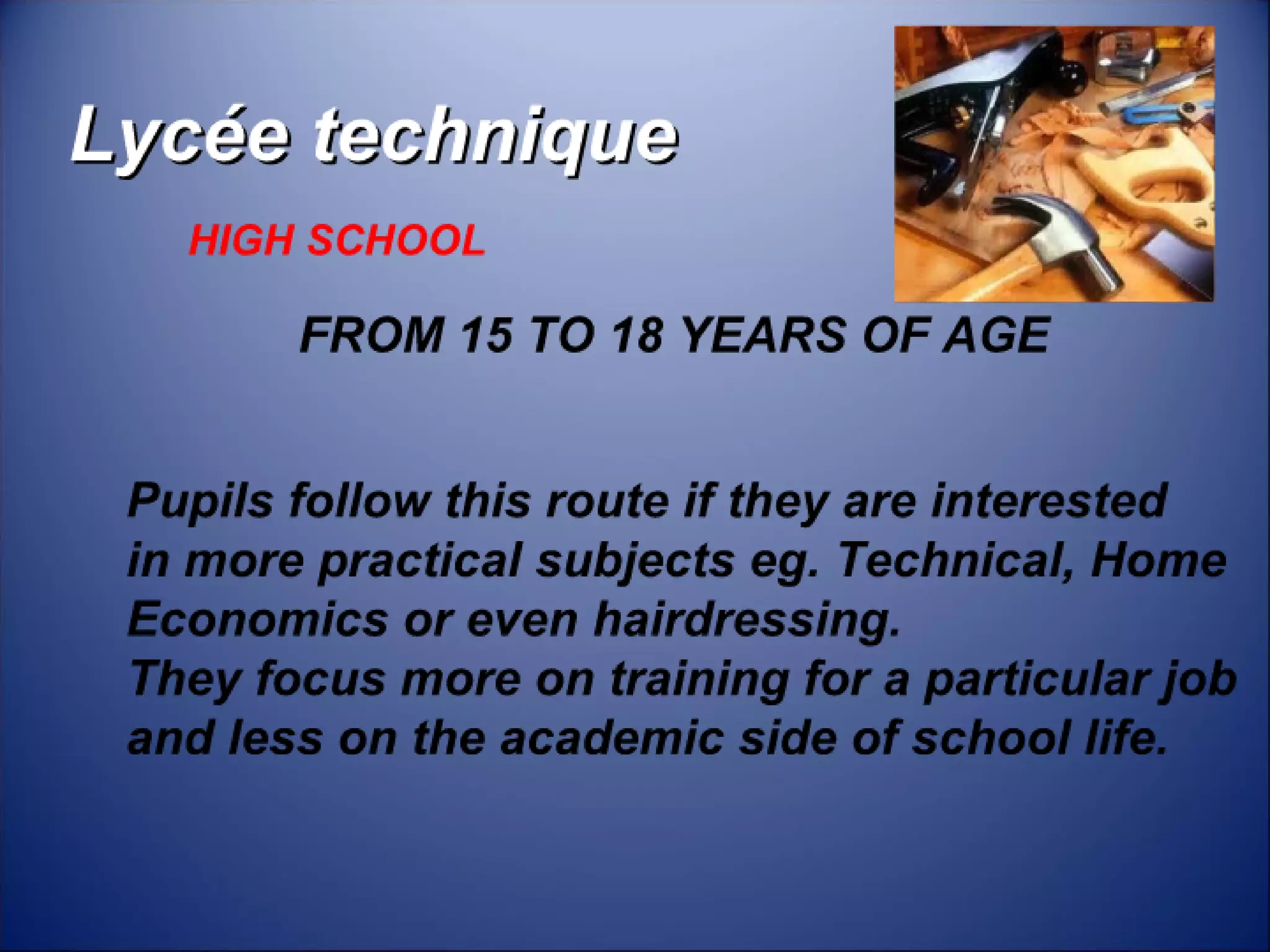 French school system | PDF