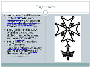 French Settlements | PPTX