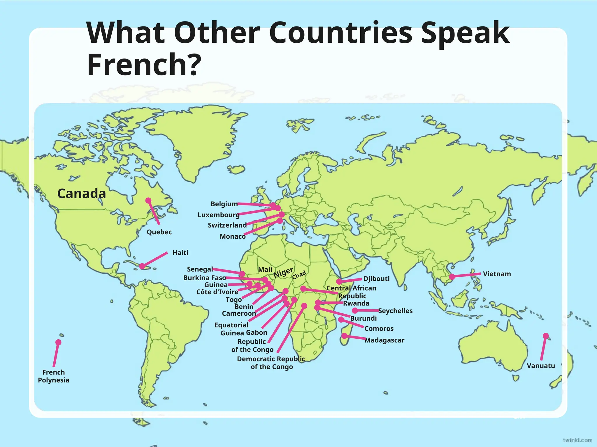French speaking Countries around the World.ppt