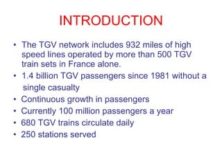 French Train à Grande Vitesse (Tgv | PPT