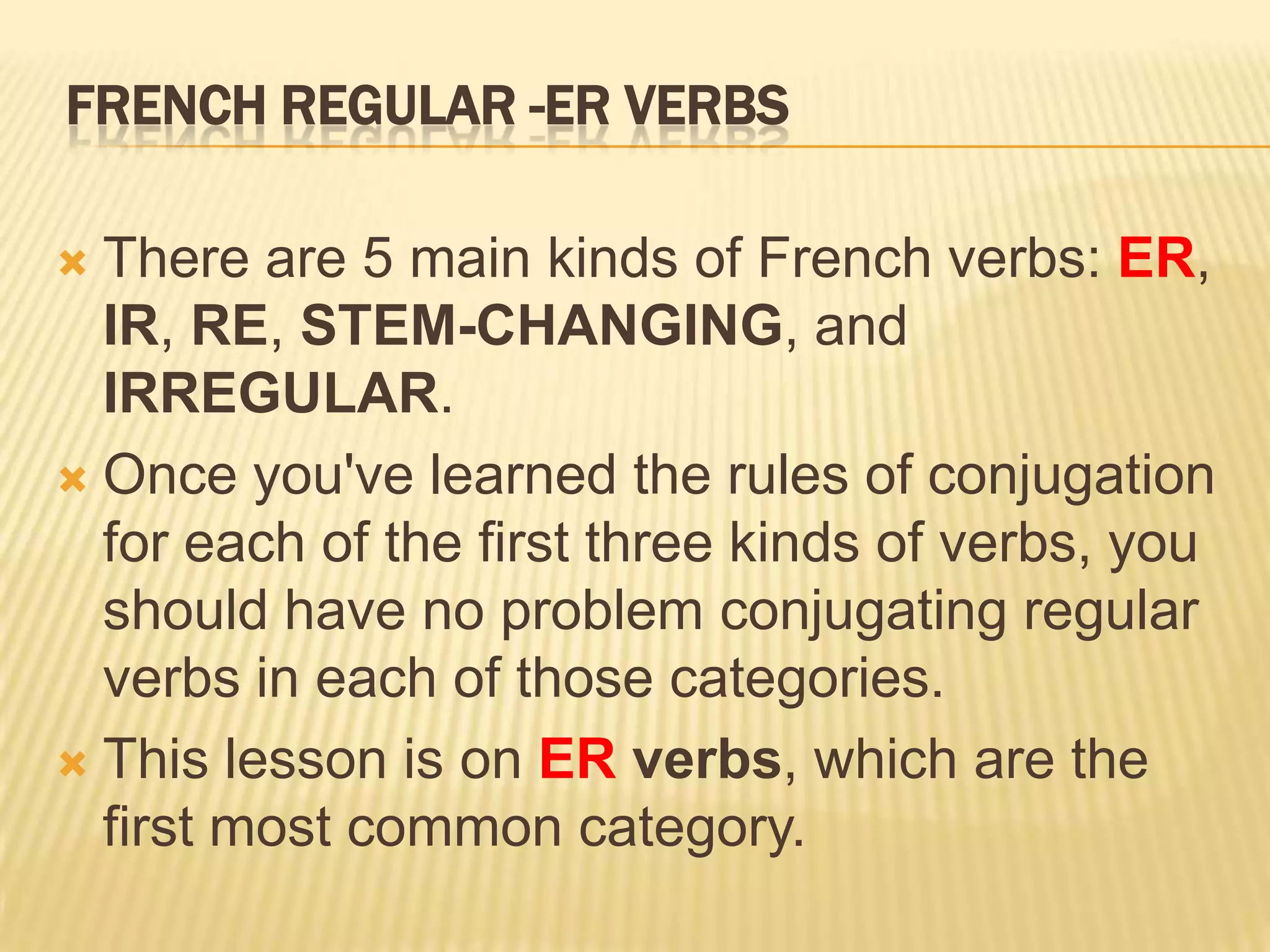 FRENCH VERBS IN IR PRESENT TENSE PART 2tense lesson | PPTX