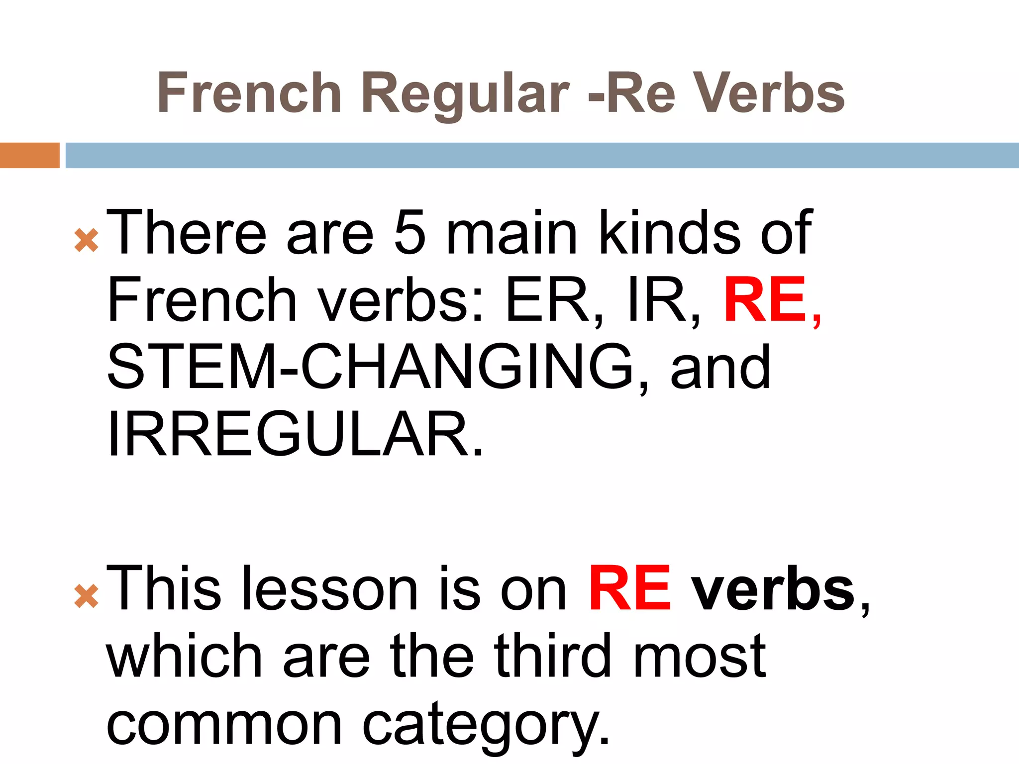 FRENCH VERBS IN IR PRESENT TENSE PART 3 | PPTX