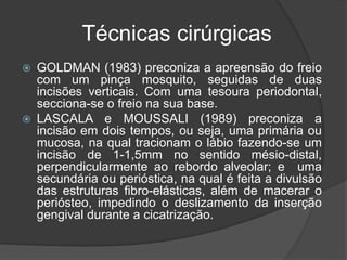 Frenectomia+e+frenotomia | PPT