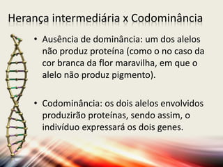 Codominancia e letalidade | PDF