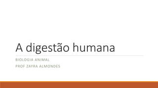 Frente 2 módulo 4 o sistema digestório humano | PPTX