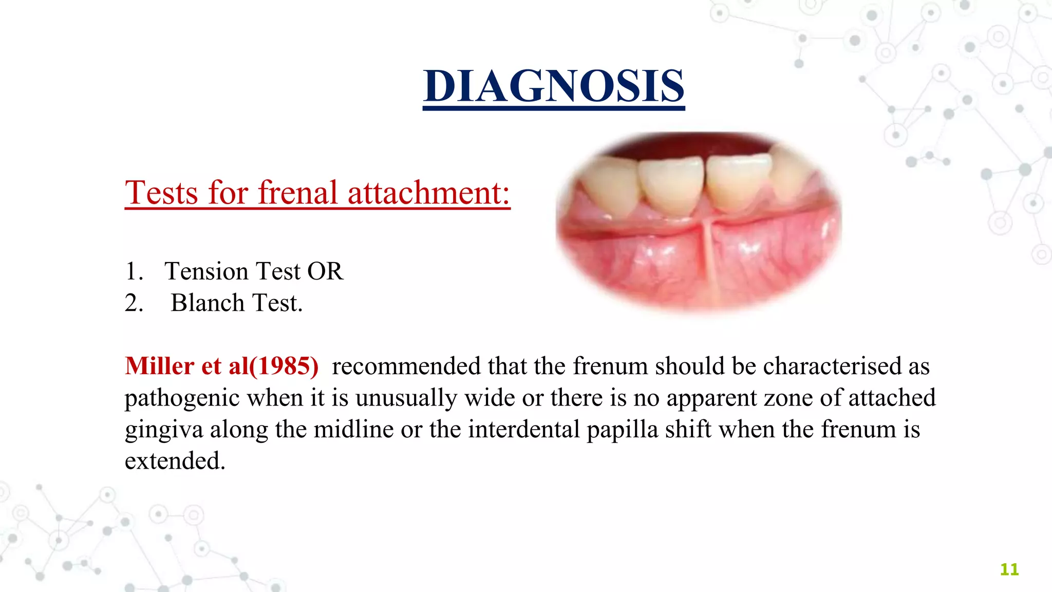 FRENAL ATTACHMENT & ITS MANAGEMENT | PPTX