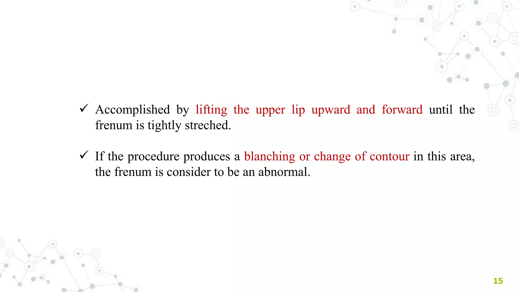 FRENAL ATTACHMENT & ITS MANAGEMENT | PPTX