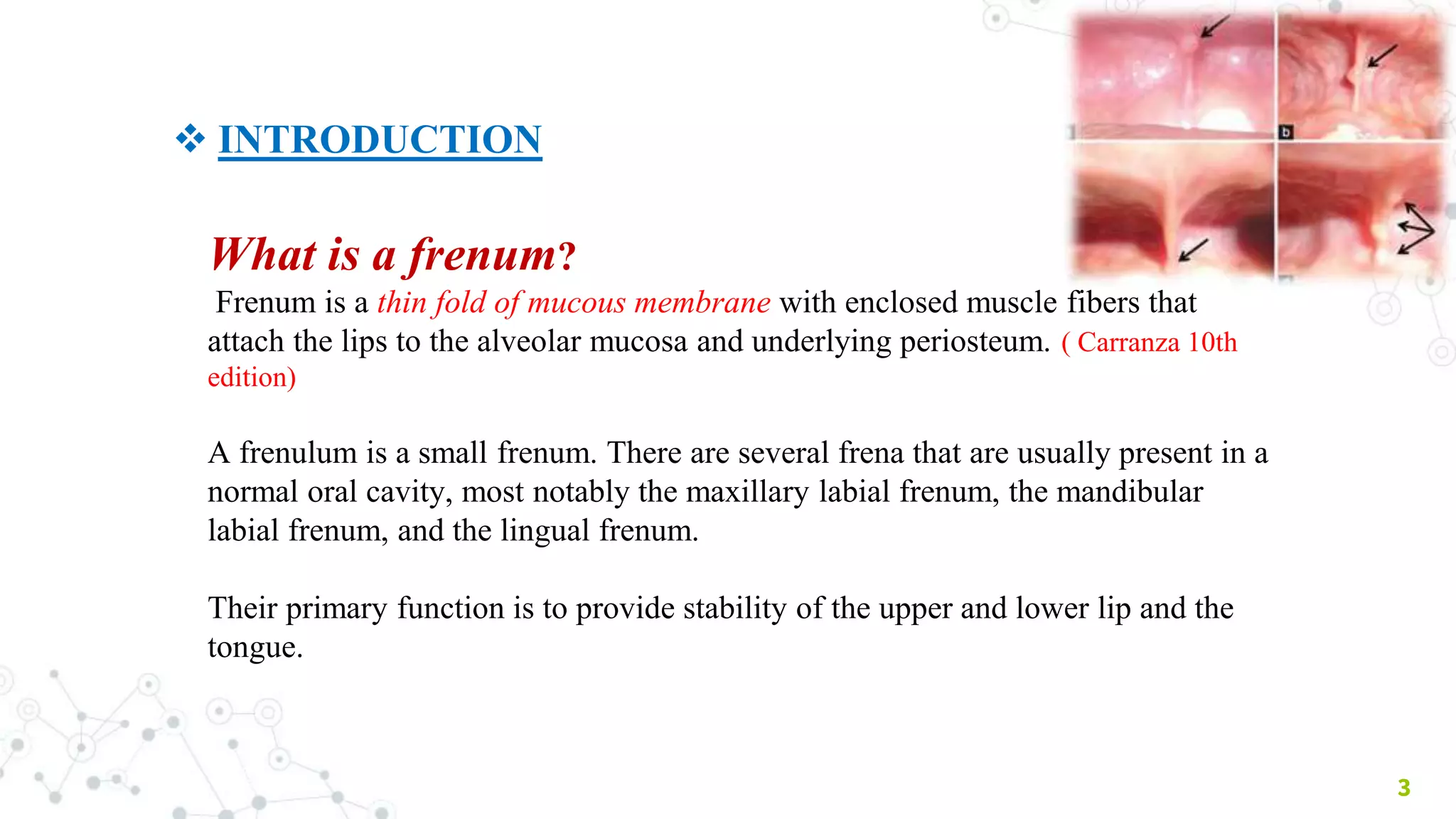 FRENAL ATTACHMENT & ITS MANAGEMENT | PPTX
