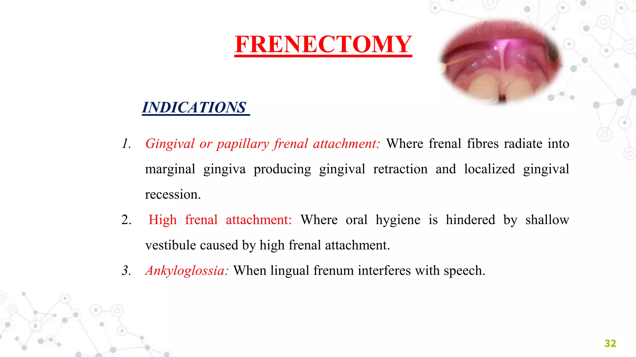 FRENAL ATTACHMENT & ITS MANAGEMENT | PPTX