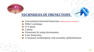 FRENAL ATTACHMENT & ITS MANAGEMENT | PPTX