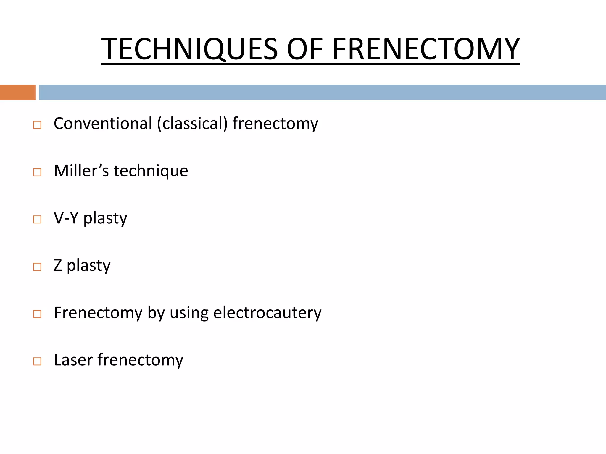 Frenum attachment and it's management. | PPTX