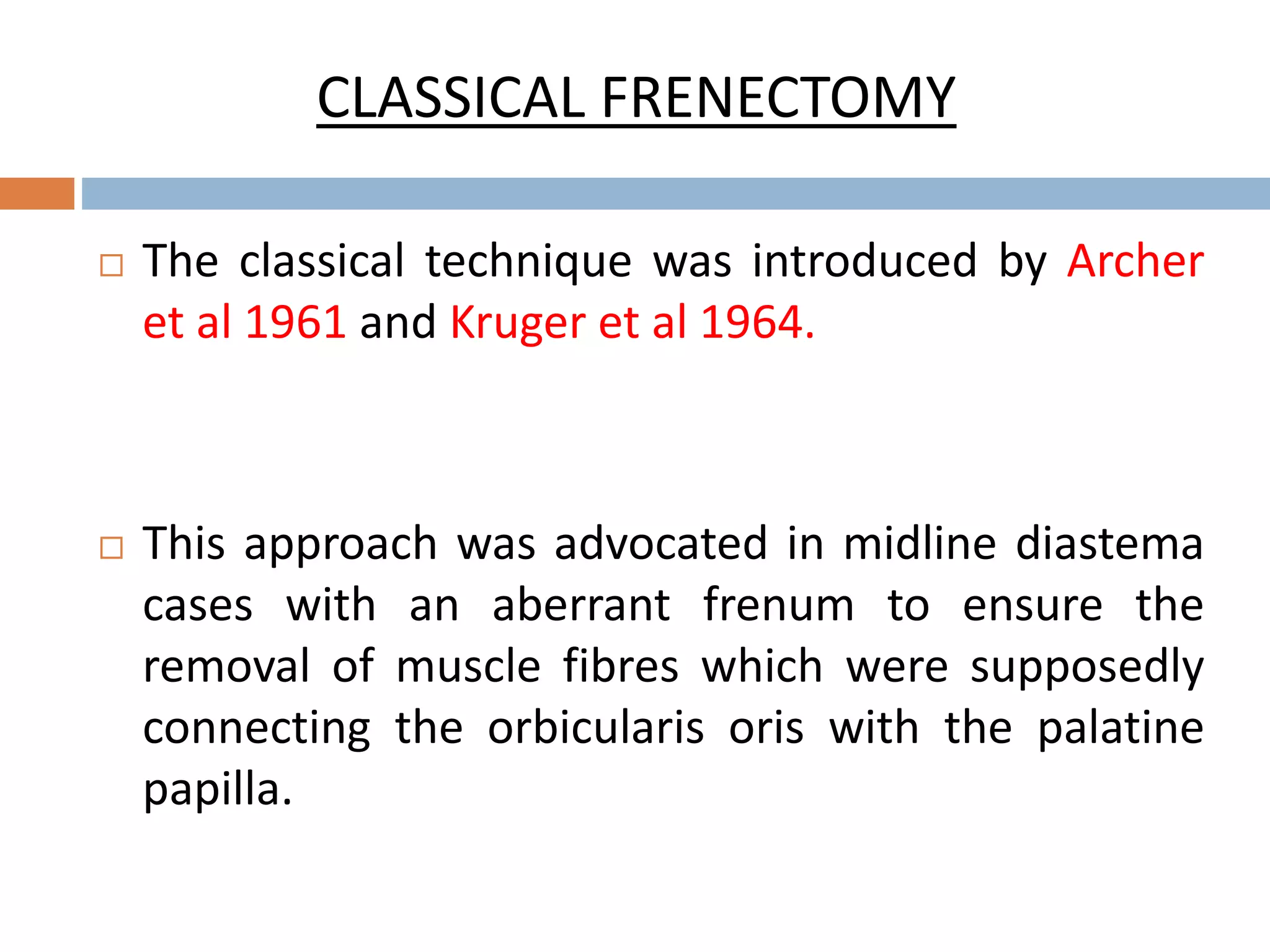 Frenum attachment and it's management. | PPTX