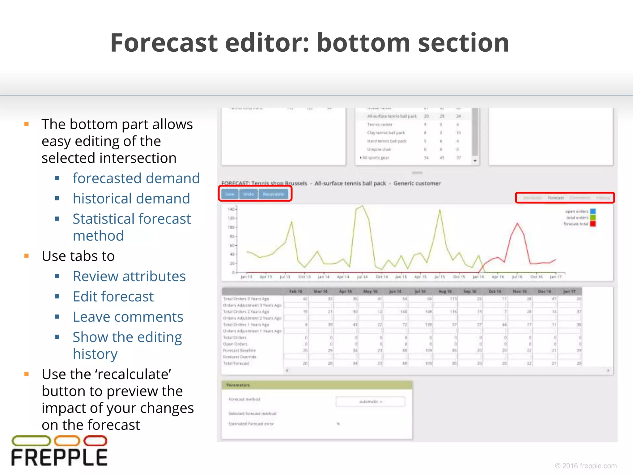 Frepple overview for forecast planners | PPTX