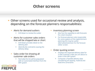 Frepple overview for forecast planners | PPTX