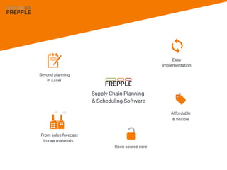 frePPLe Overview Presentation | PPTX
