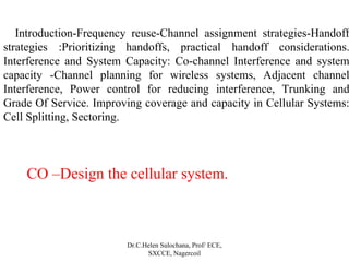 CELLULAR CONCEPT-SYSTEM DESIGN FUNDAMENTALS | PPT