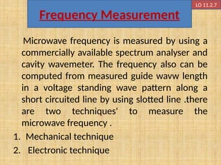Frequency Measurement in Microwave Engineering .pptx