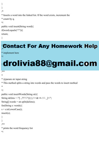 Frequency .java Word frequency counter package frequ.pdf