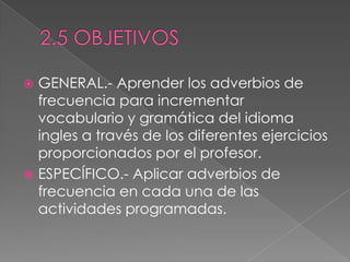 Frequency Adverbs | PPTX