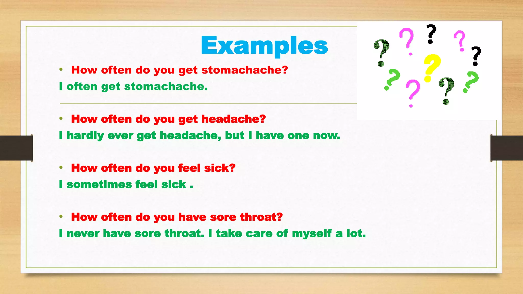 Frequency adverbs | PPTX