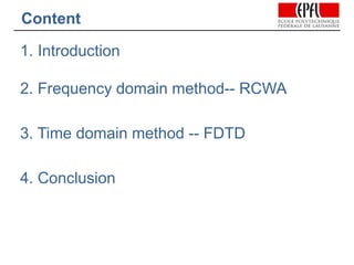 Frequency and FDTD.ppt