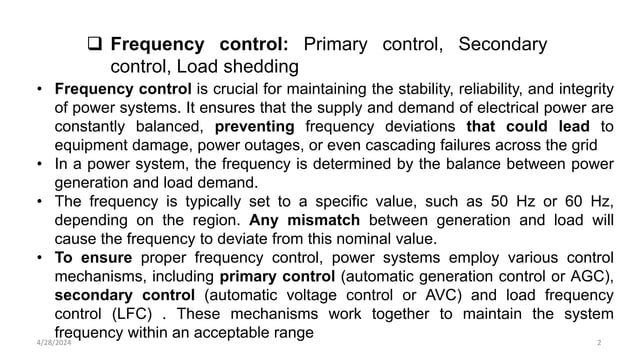 Frequency control & Voltage control.pptx