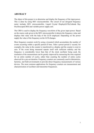 Frequency counter | PDF