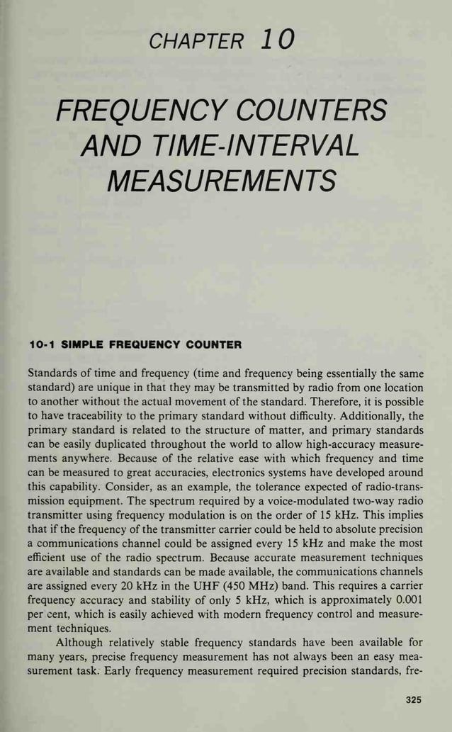 FREQUENCY COUNTERS AND TIME-INTERVAL MEASUREMENTS.pdf | Radio Control ...