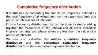 Frequency Distribution - Biostatistics - Ravinandan A P.pdf